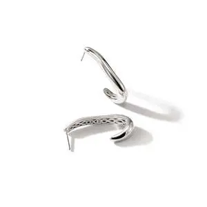 John Hardy Surf J Hoop Earrings