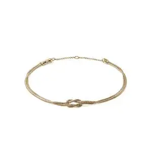 John Hardy Love Knot 14k Yellow Anklet