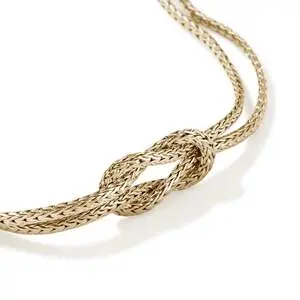 John Hardy Love Knot 14k Yellow Anklet