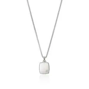 John Hardy Tag Diamond Pendant Necklace