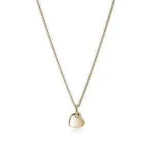 John Hardy Pebble Heart Necklace With Diamonds