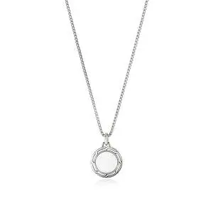 John Hardy Tag Necklace - Sterling Silver