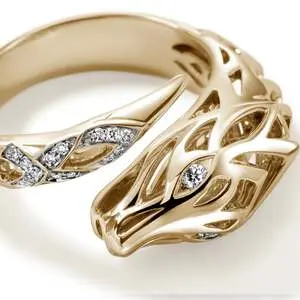 John Hardy Naga Diamond Ring