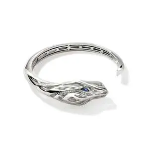 John Hardy Naga Hinged Cuff - Sterling Silver