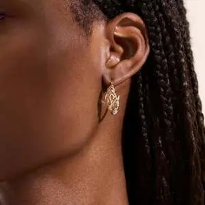 John Hardy Naga Hoop Earrings
