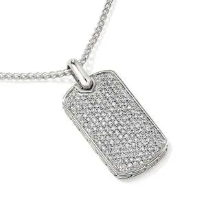 John Hardy Tag Necklace, 2mm