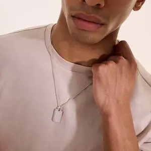 John Hardy Tag Necklace, 2mm