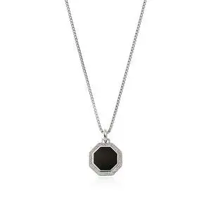 John Hardy Tag Necklace Diamonds