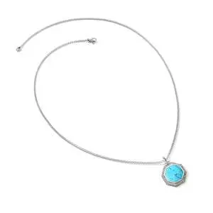 John Hardy Tag Necklace Diamonds