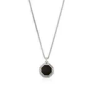 John Hardy Sterling Tag Necklace