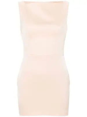 Alex Perry Draped Satin Mini Dress