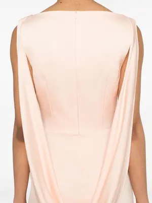 Alex Perry Draped Satin Mini Dress