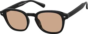 Zenni Square Full Rim Sunglasses Black