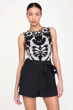 MARIE OLIVER Melba Tank - Obsidian