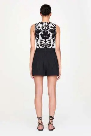 MARIE OLIVER Melba Tank - Obsidian
