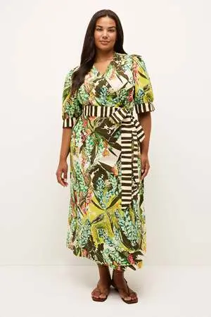 MARIE OLIVER Rita Wrap Dress - Eden