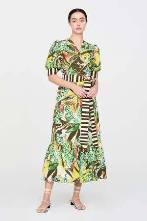 MARIE OLIVER Rita Wrap Dress - Eden