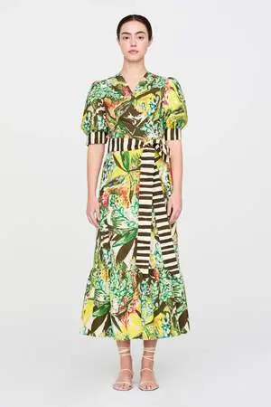 MARIE OLIVER Rita Wrap Dress - Eden