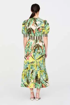MARIE OLIVER Rita Wrap Dress - Eden