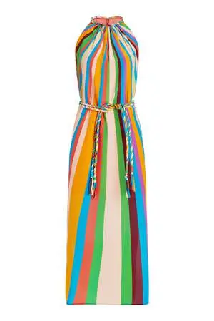 MARIE OLIVER Elena Maxi Dress Rainbow Stripes - Prisma