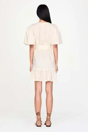 MARIE OLIVER Gwyneth Linen Dress - Whitecap