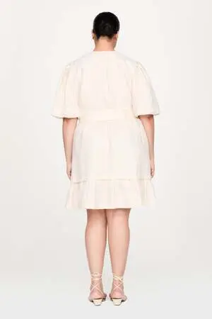 MARIE OLIVER Gwyneth Linen Dress - Whitecap