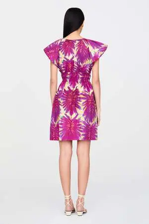 MARIE OLIVER Emilia Floral Print Dress - Boysenberry