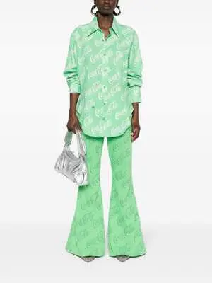 ERL X Coca-cola Monogram-print Shirt - Green