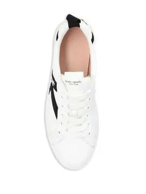 Kate Spade New York Signature Low Top Sneakers - White
