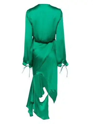 Acne Studios Cut-out Silk Dress