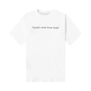 Off-White From Italy Skate Tee /black - White