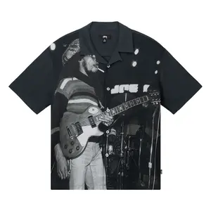 StÜssy Bob Marley Open Collar Shirt