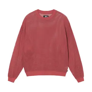 StÜssy Mesh Long-sleeve Crew - Red