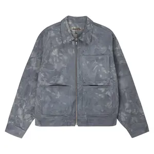 StÜssy Wonderland Hand-dyed Work Jacket - Grey