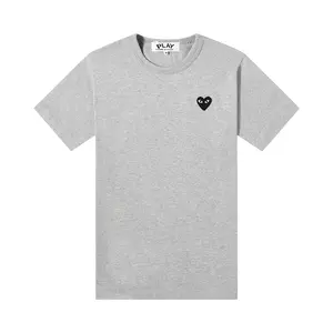 Play Comme Des Garcon Heart Logo T-shirt - Grey