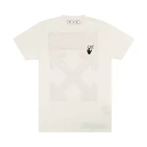 Off-White Marker Slim Tee /red - White