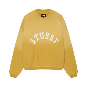 StÜssy Stussy Sun Faded Oversized Crew Yellow