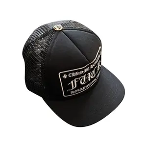 Chrome Hearts Fuck" Hollywood Trucker Hat - Black