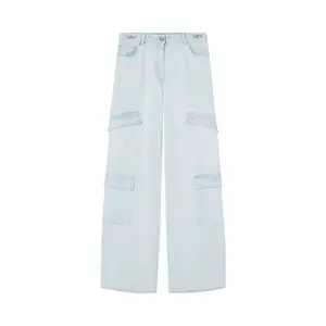 Versace Denim Cargo Pants