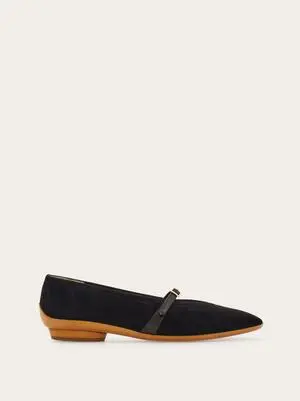 FERRAGAMO Audrey Ballet Flats - Black