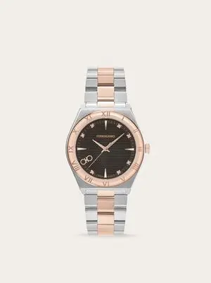 FERRAGAMO Vega Upper East 40mm Bracelet Watch Black