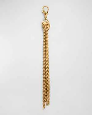 Golden Goose Chain Tassel Charm - Gold