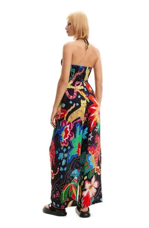 Desigual Jungle Print Jumpsuit