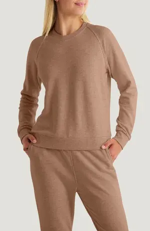 FREE FLY Lightweight Fleece Sweatshirt - Fossil