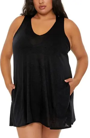 BECCA By Rebecca Virtue Breezy Basics Cover-up Dress - Black