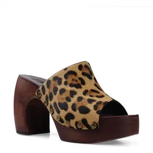 Zigi Block Heel Mules Clogs For Women