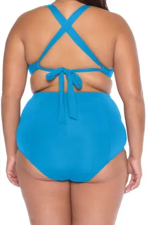 BECCA® By Rebecca Virtue High-waisted Bikini Bottom - Adriatic Blue