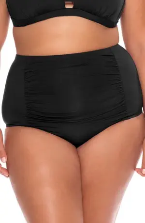 BECCA® By Rebecca Virtue High-waisted Bikini Bottom - Black