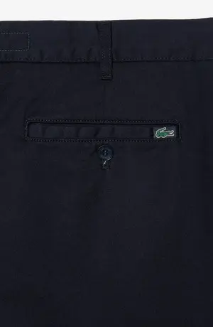 Lacoste Slim Fit Stretch Cotton Chinos - Hde Abysm
