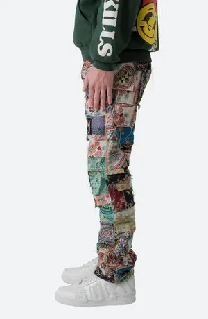 Mnml Panel Blanket Straight Leg Pants